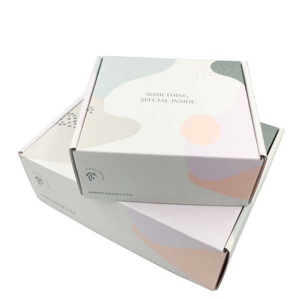 Quality Shipping Corrugated Cardboard Gift Boxes Folding 4C Printed  300gsm C1S for sale