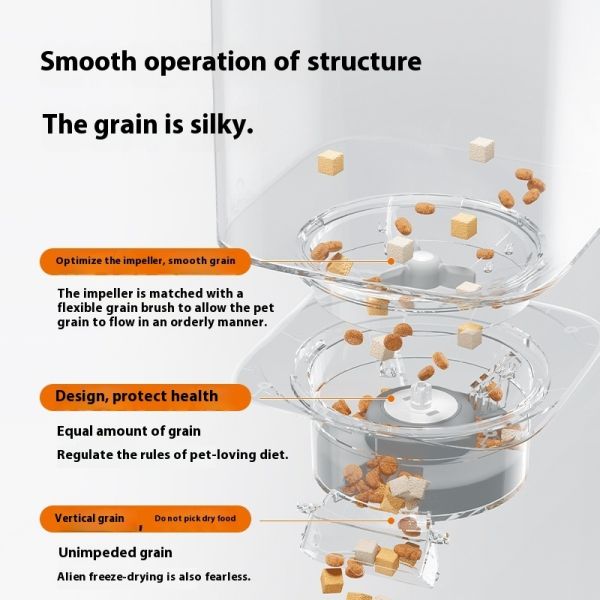 Quality Smart Automatic Cat Dog Pet Feeder Large 6 Liter Capacity Eco-Friendly Solid for sale