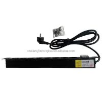 Quality 6 way 8 way French Type PDU16A 250vac European Socket Rack Mount Smart PDU for sale