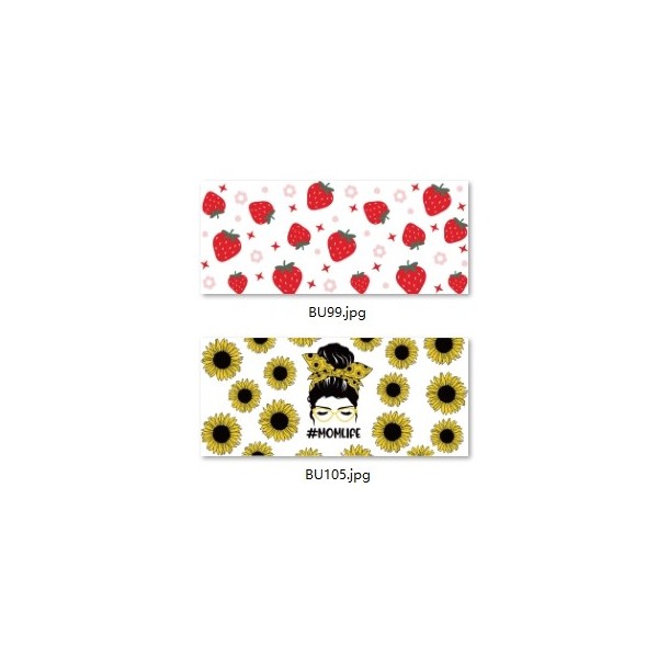 Quality Self Adhesive 3D UV Transfer Labels 16oz Digital UV Printing for sale