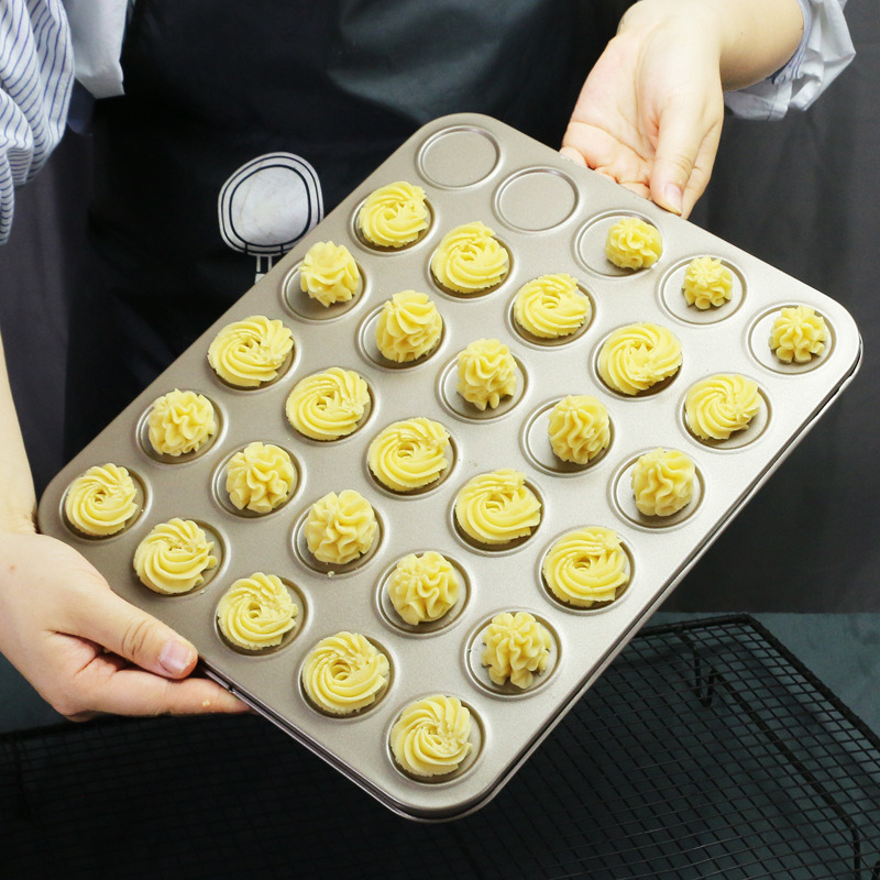 Durable Carbon Steel Cake Pan Set Kitchen Bakery Bakeware
