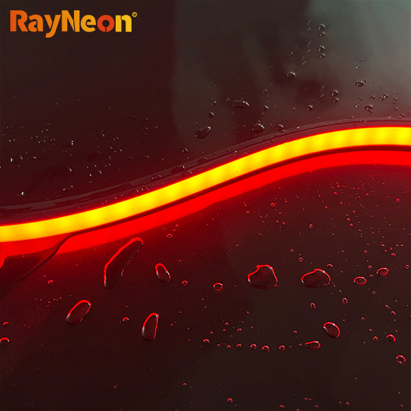 Quality Full Black Neon Flex LED Strip 16*16 LED Neon Flex Warm White IP67 Waterproof for sale