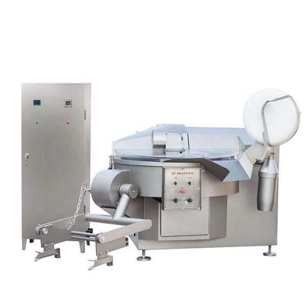 Quality Good Fineness Meat Processing Machinery Silvery Vacuum Chopper for sale