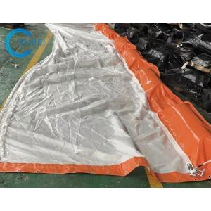 Quality UV Resistant PVC Silt Screen With Tensile Strength Of 60 - 130KN/M for sale