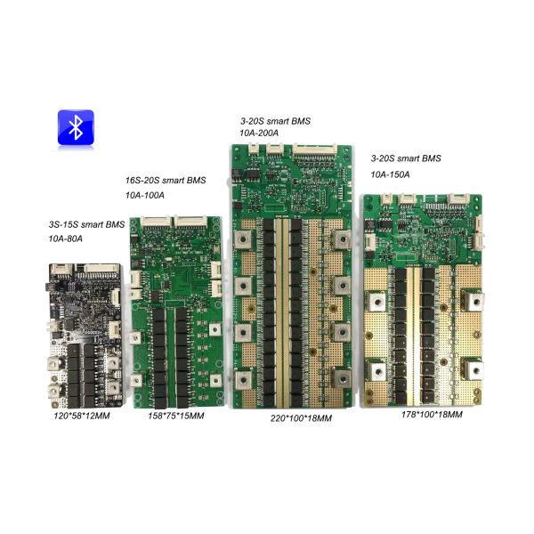 Quality Alumimum Ant Lithium Ion Battery BMS Board 20S 72V Bluetooth APP Use for sale