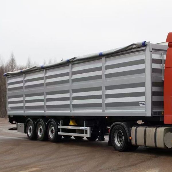 Quality Three Axle Box Semi Trailer With Anti-lock Function for sale