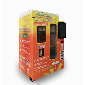 Quality Natural Fruit Juice Unmanned Vending Machine 24 Hour Self Service Freshly for sale