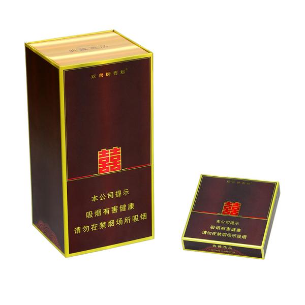 Quality Eco Friendly Custom Cigarette Packaging Boxes With Stamping Embossing for sale