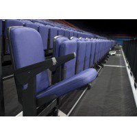 Quality Semi Automatic Retractable Grandstands Quietly Operated For Gyms / Arenas for sale