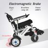 china Airport 36km Multifunction Foldable Electric Wheelchair