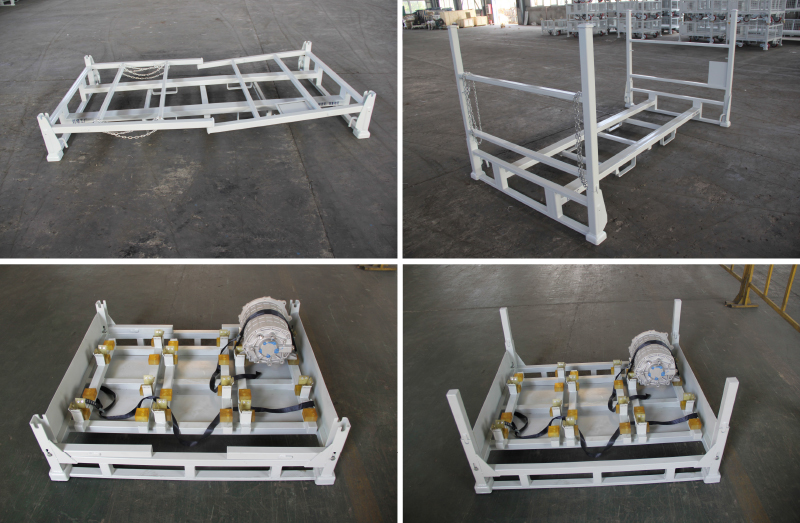 Folding Pallet Stacking Rack