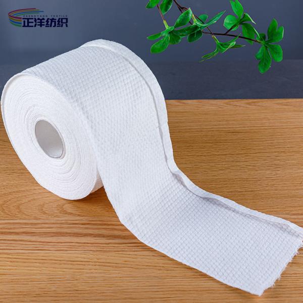 Quality Spunlace Disposable Microfiber Cloths Nonwoven 80GSM Disposable Face Cleaning for sale
