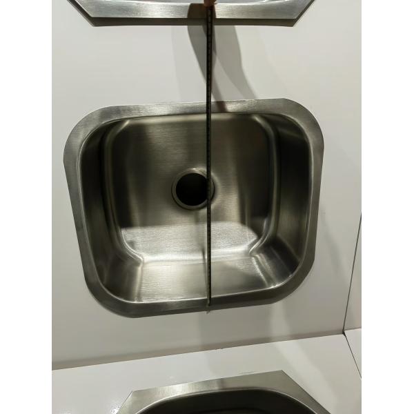 Quality Brushed Ss201 Small Single Bowl Undermount Stainless Steel Kitchen Sink for sale