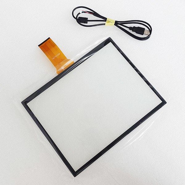 Quality Anti Fingerprint PCAP GFF 17 Inch Touch Panel Sputtering ITO Pattern for sale