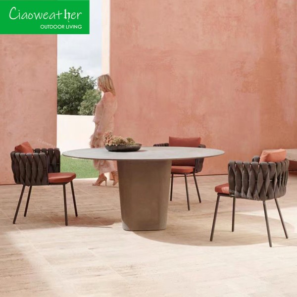 Quality Customized Metal Garden Set Most Popular Professional and Stylish Outdoor Furniture Chair Set with Waterproof for sale