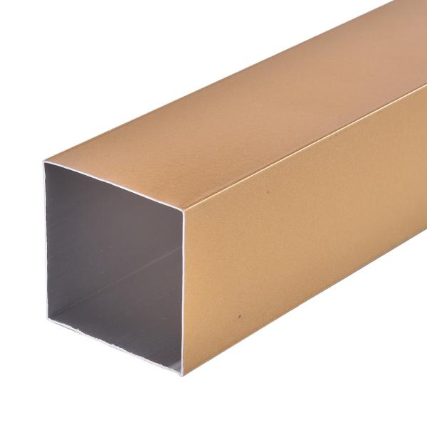 Quality Custom Aluminum Profiles Fireproof Square Aluminium Tube For Building Ceilings for sale