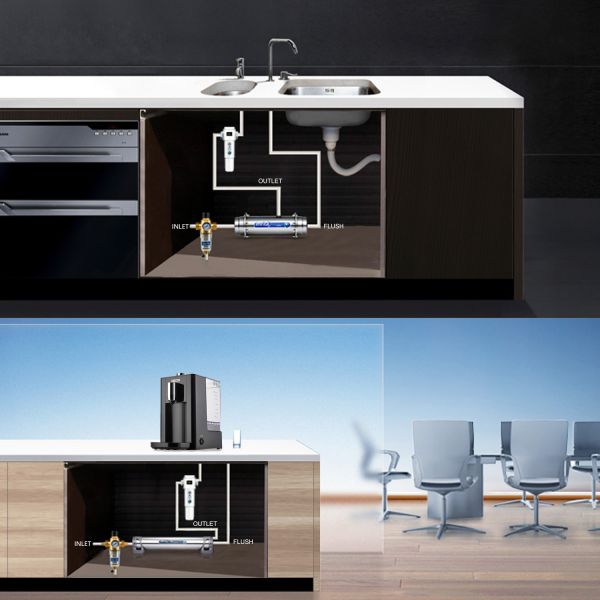 Quality Under Sink Water Filter Purifier System Multifunctional 0.5μm for sale