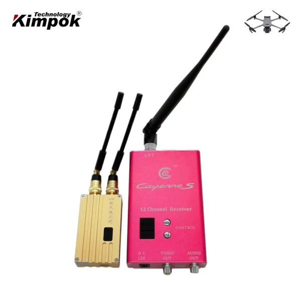 Quality 40km 1.2Ghz 8W FPV Drone VTX Video Link 8 Channels for sale