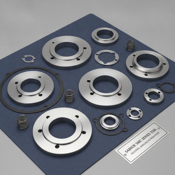 Quality Sabroe SMC Series 316L Stainless Steel Valve Plate Kit for Industrial Ammonia Refrigeration Complete Overhaul for sale