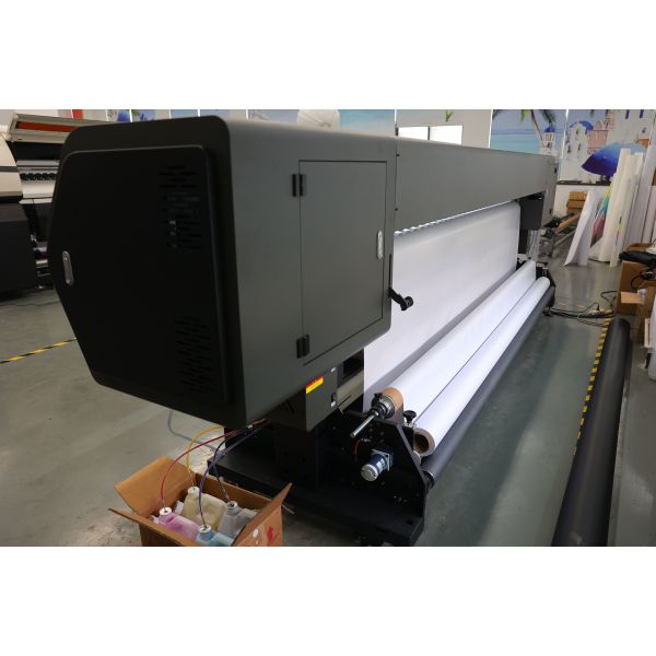 Quality Factory Supply Large Flatbed UV Printer C8 (4 heads) 4 Colors 3.2M Large Format for sale