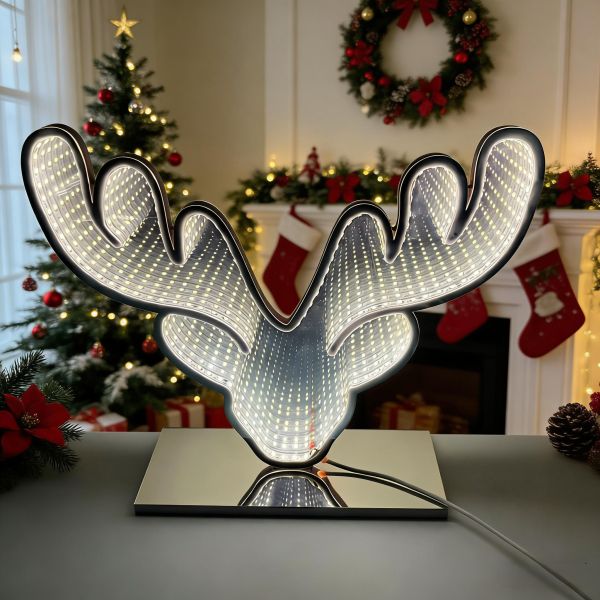 Quality USB Christmas Abyss Mirror Light - Easy Install Holiday Decor With Endless for sale