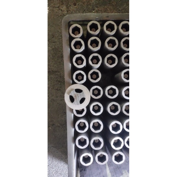 Quality Hexagon Graphite Gear for Casting Brass Bar According to Customers' Drawing for sale