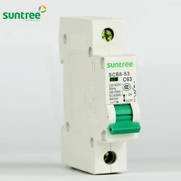 Quality SCB8-63 32A 4P 6kA 230V MCB AC Circuit Breaker for sale