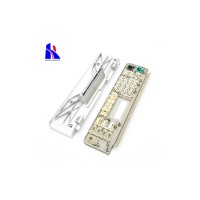 Quality PMMA Plastic Injection Overmolding Electronics Parts Laser Marking for sale