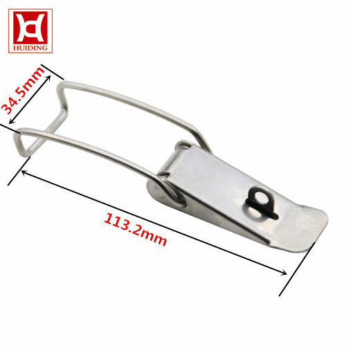 Quality Self Locking Galvanized Spring Loaded Toggle Latch Shockproof With Keyhole for sale