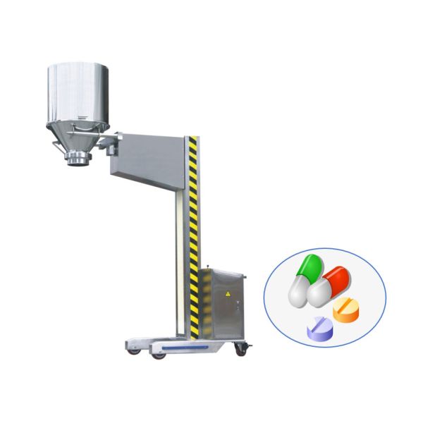 Quality 3kW 200kg Moving Lifting Charging Pill Making Machine for sale