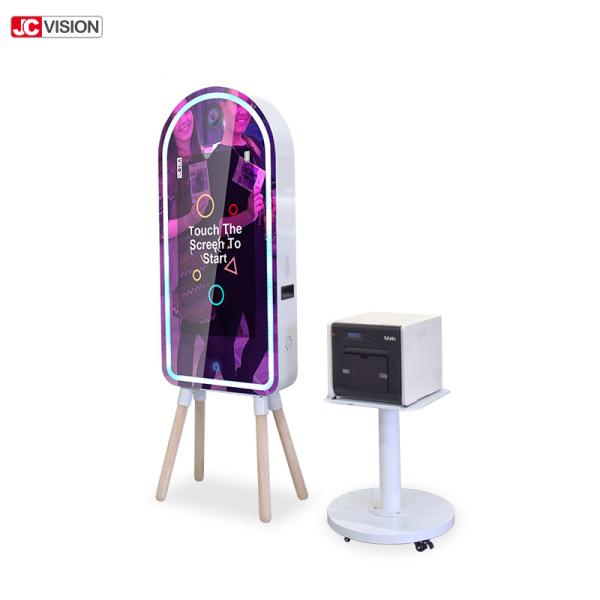 Quality Touchscreen DIY Smart Mirror Smart Mirror Photo Booth Kiosk For Wedding for sale