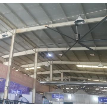 Quality Fresh Air Big 1.5kw Gearbox Motor electric hvls fan for sale