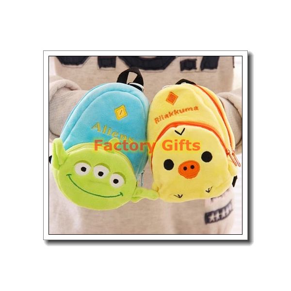 Quality Carton Animal Cotton Personalised Childrens Backpack For School Give Aways Gifts for sale