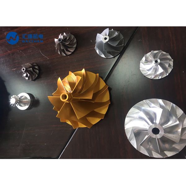 Quality 7075 Aluminum CNC Precision Components Wheel Rotor Impeller Customized Sizes for sale