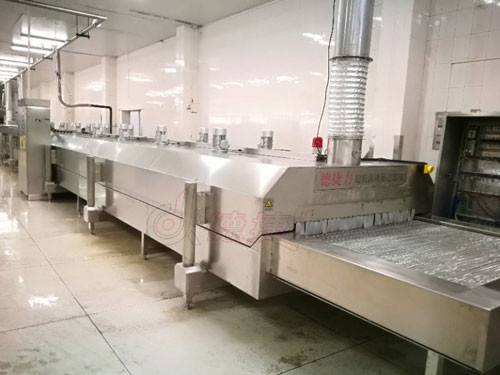 Quality 800KG/Hour 1000kgs/Hour Liquid Nitrogen Tunnel Freezer Quick Freezing Machine for sale