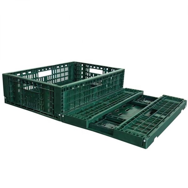 Quality HUADING Plastic Foldable Crate for Storing Fruits and Vegetables 2.25kg Capacity for sale