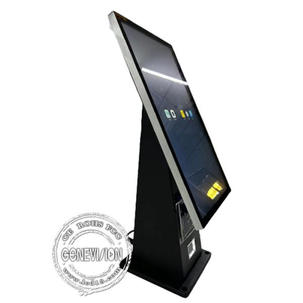 Quality 15.6 Inch 1080P 400nits Capacitive Touch Screen Self Service Payment Kiosk On for sale