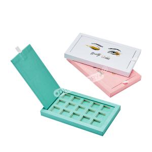 Quality Eco Friendly Paperboard Eyeshadow Palette Box Cardboard Cosmetic Packaging Boxes for sale