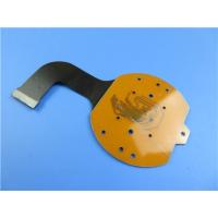 Quality Double Layer Flexible Printed Circuit (FPC) With Black Coverlay and FR4 as for sale