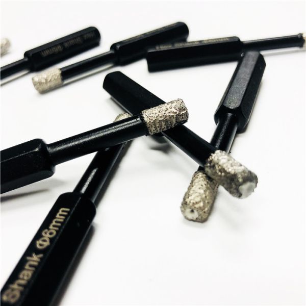 Quality OD 6mm Vacuum Brazed Diamond Core Bits For Porcelain Tile for sale