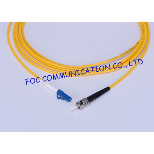 Quality Flame Resistant SM Fiber Optic Patch Cord G.652D LC-ST Simplex and Duplex for sale