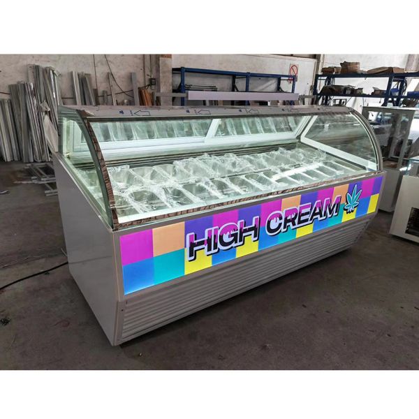 Quality Gelato Ice Cream Display Freezer for sale