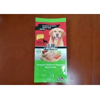 Quality Color printing side can unfold the top of pet food packaging bag can add for sale