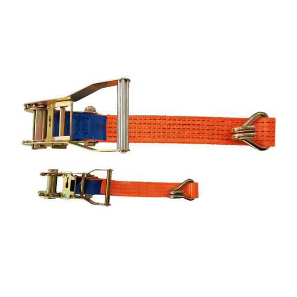 Quality 50mm Width Webbing Tie Down Straps Car Trailer Tie Down Straps EN12195-2 for sale