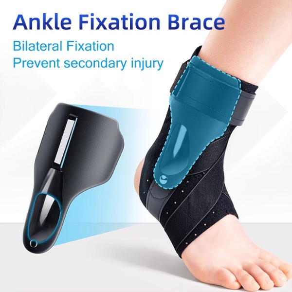 Quality Adjustable Ankle Stabilizer Brace Dual Support Ankle Brace for Sprain & Injury for sale