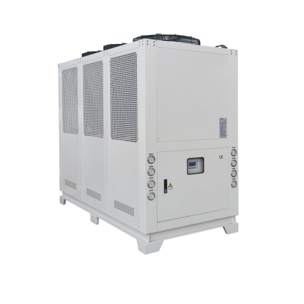 Quality 40HP Air-Cooled Industrial Chiller High-Efficiency Scroll Compressor for Plastic Injection Molding and CNC Machining for sale