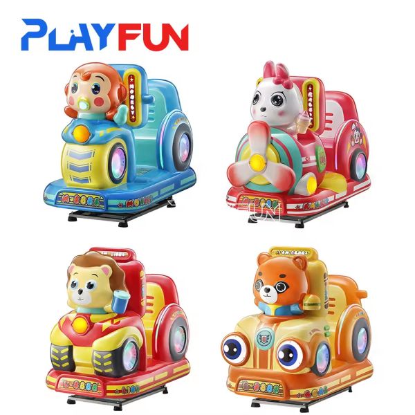 Quality Playfun Coin Operated Kiddie Rides Amusement game machine for sale