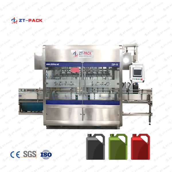 Quality SS316 plastic bottle engine oil lube oil drum 5L by flow meter high speed 5000BPH Filling Machine for sale