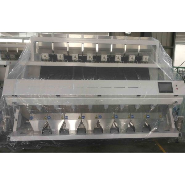 Quality 8 Chutes CCD Rice Color Sorter For 150 Ton Per Day Rice Mill for sale