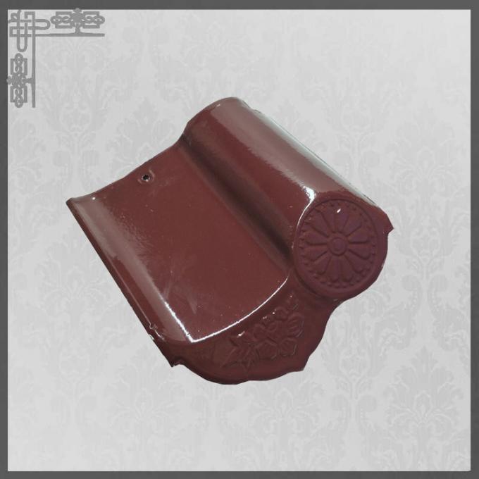 S Type Glossy Ceramic Roof Tiles House Glazed 220mm Grey Clay Roof Tiles 4